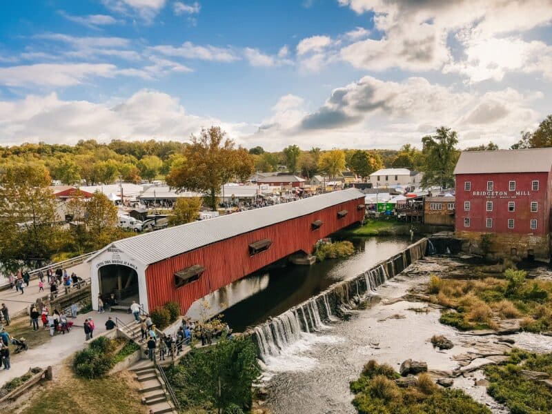 The Parke County Covered Bridge Festival - Travel Indiana